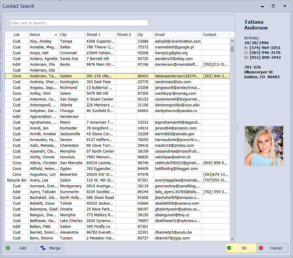 Find or Search For a Contact – Boulevard Installed Software Support